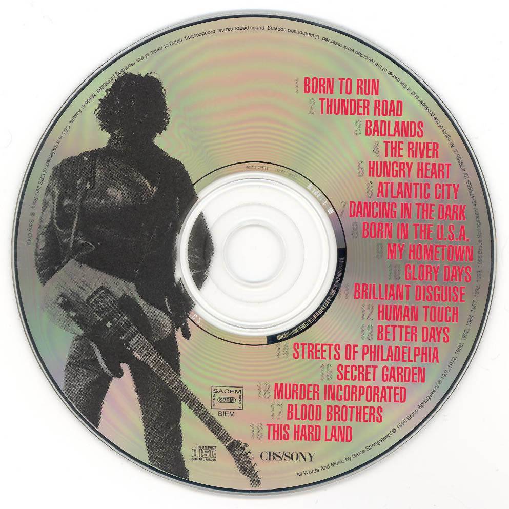 Bruce Springsteen Greatest Hits : CD | CD Covers | Cover Century | Over ...